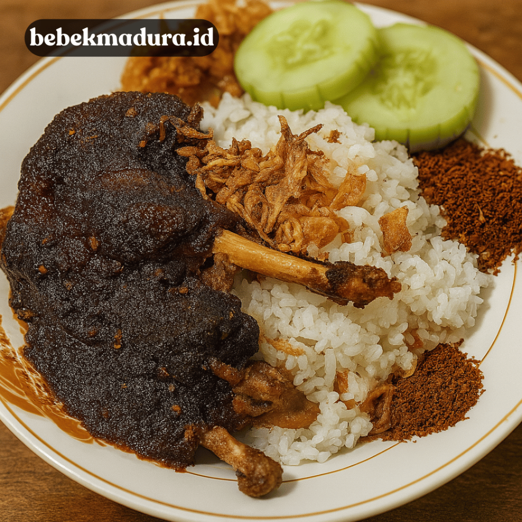 Resep Bebek Bumbu Hitam Khas Madura, Enak dan Empuk!